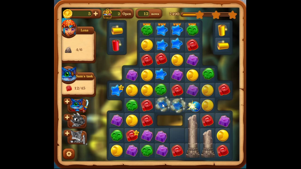 Gem Story level 12 - YouTube