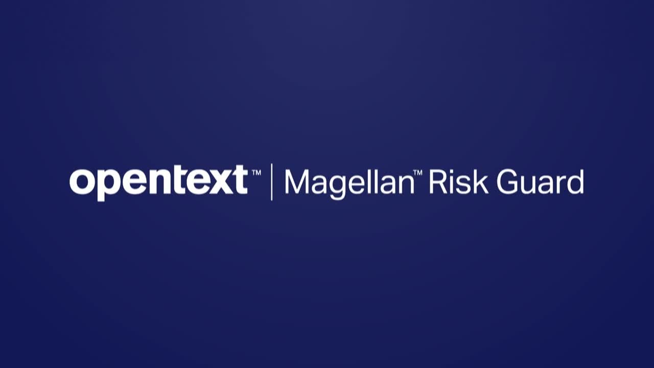 Dive into OpenText Magellan Risk Guard - YouTube