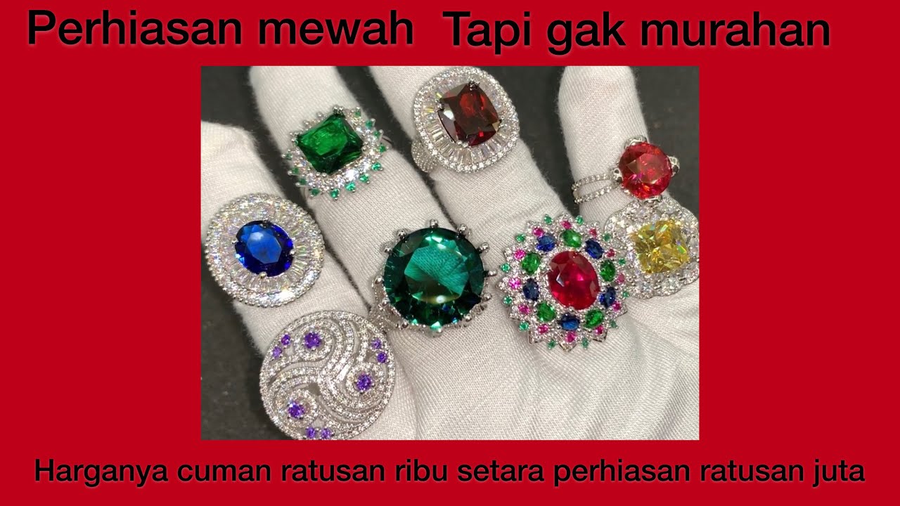 Perhiasan mewah murah. Diamond look High Quality - YouTube