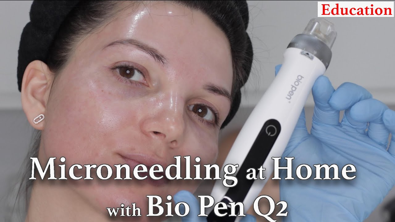 I tried Microneedling Bio Pen Q2 and this is my how to use demo and ...
