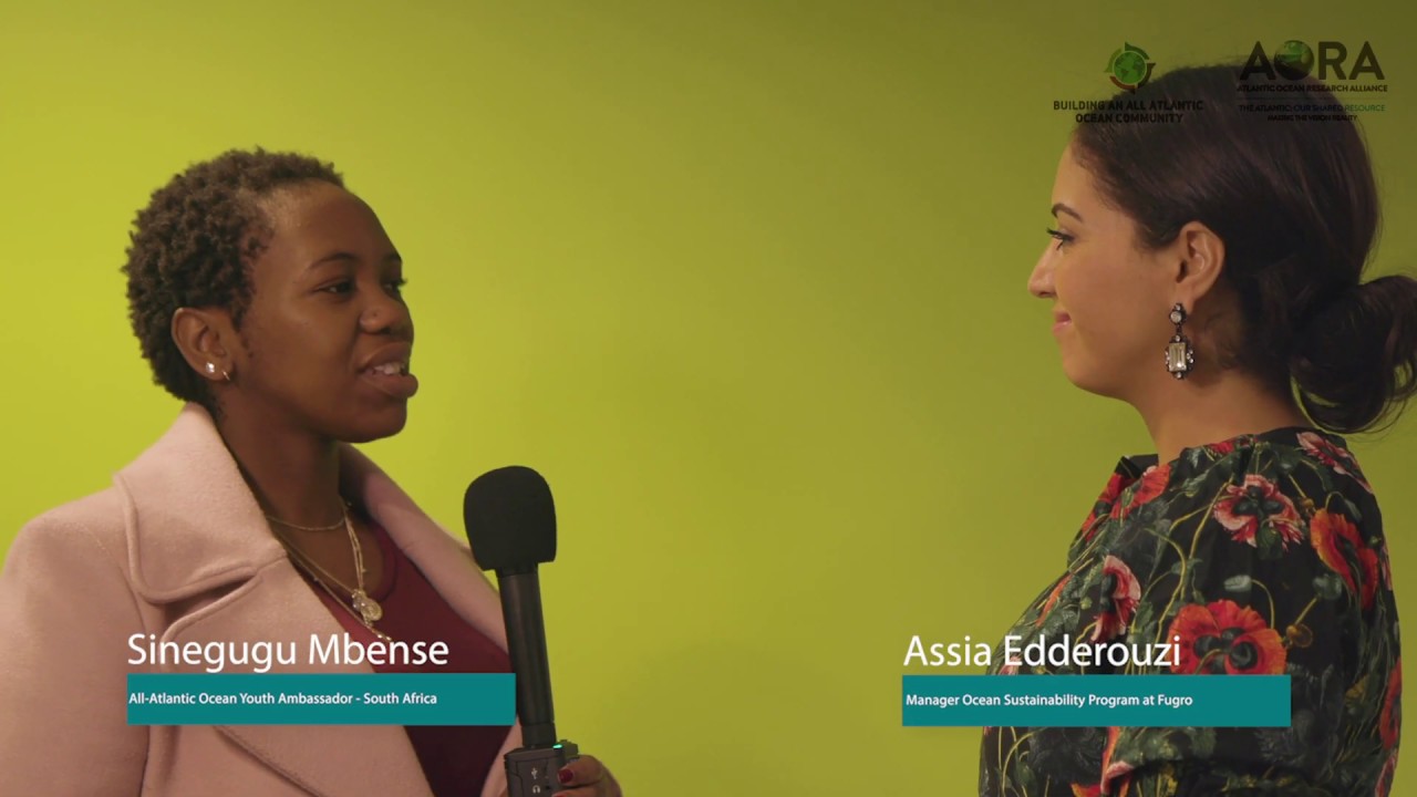 Sinegugu Mbense interviewing Assia Edderouzi - YouTube