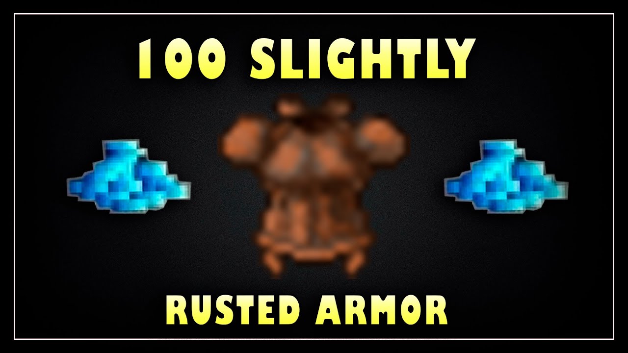 [TIBIA] - USANDO 100 SLIGHTLY RUSTED ARMOR | NÃO É POSSÍVEL!! - YouTube