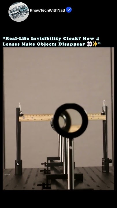 Real-Life Invisibility Cloak? How 4 Lenses Make Objects Disappear 👀 #foryou #shorts #new # ...