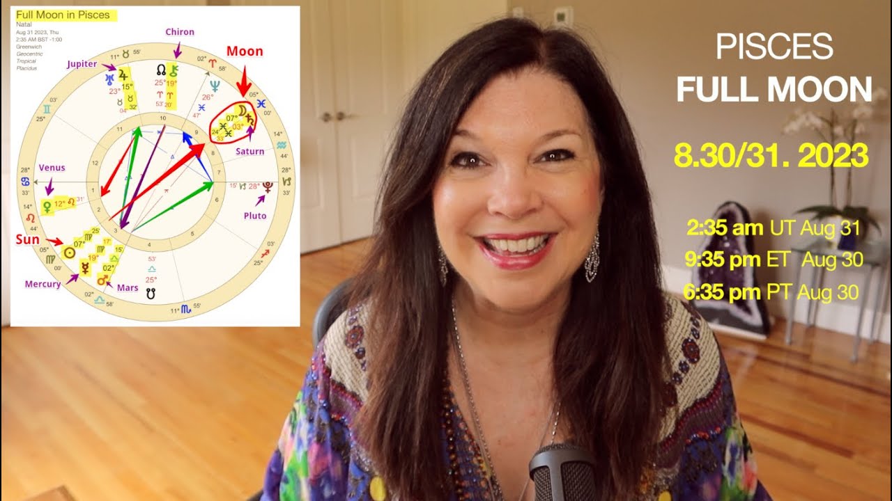 Pisces FULL MOON [Aug 30-31, 2023] Astrology Numerology Forecast - YouTube