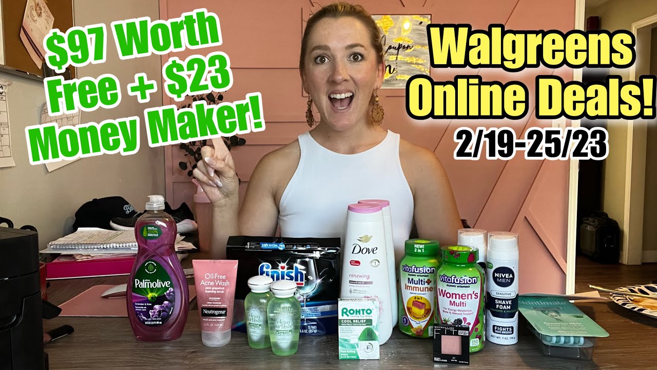 Walgreens Online Haul! Get $97 Worth of products for FREE + $23 MM 2/19 ...