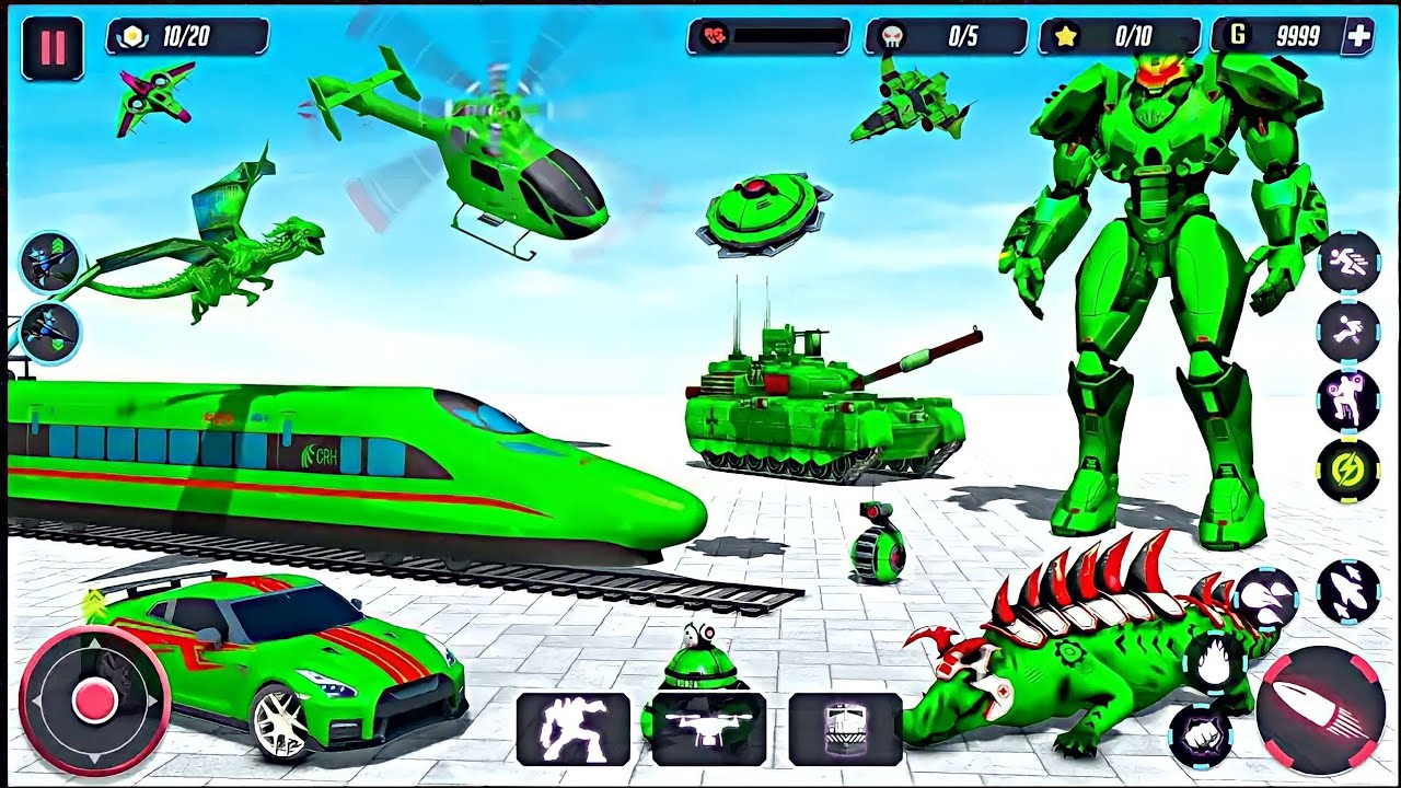 "Unleash Futuristic Mech Warfare in Flying Robot Games | Robot ...