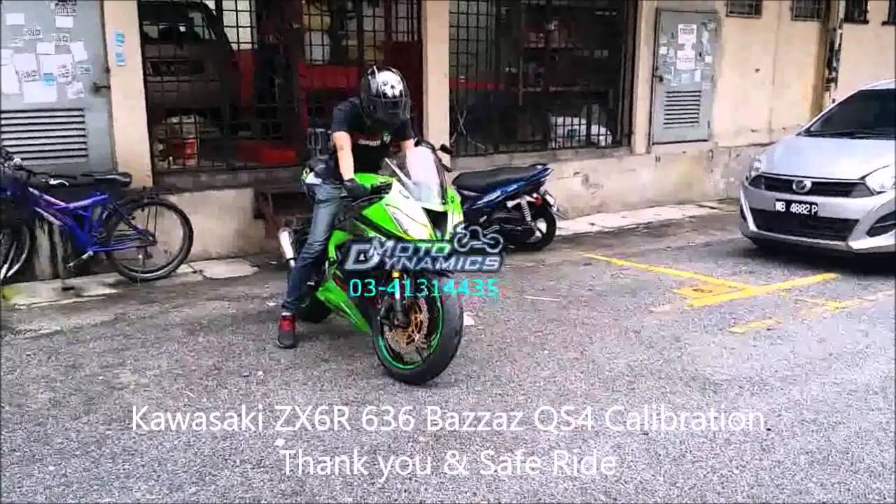 Kawasaki ZX6R 636 Bazzaz ZFI, Bazzaz QS4 QS - Motodynamics Technology ...