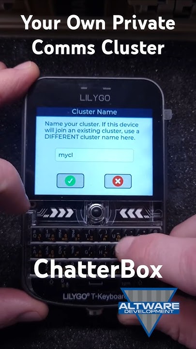 ChatterBox - Creating Your Own Private Cluster for Secure off-Grid Comms and Location - YouTube