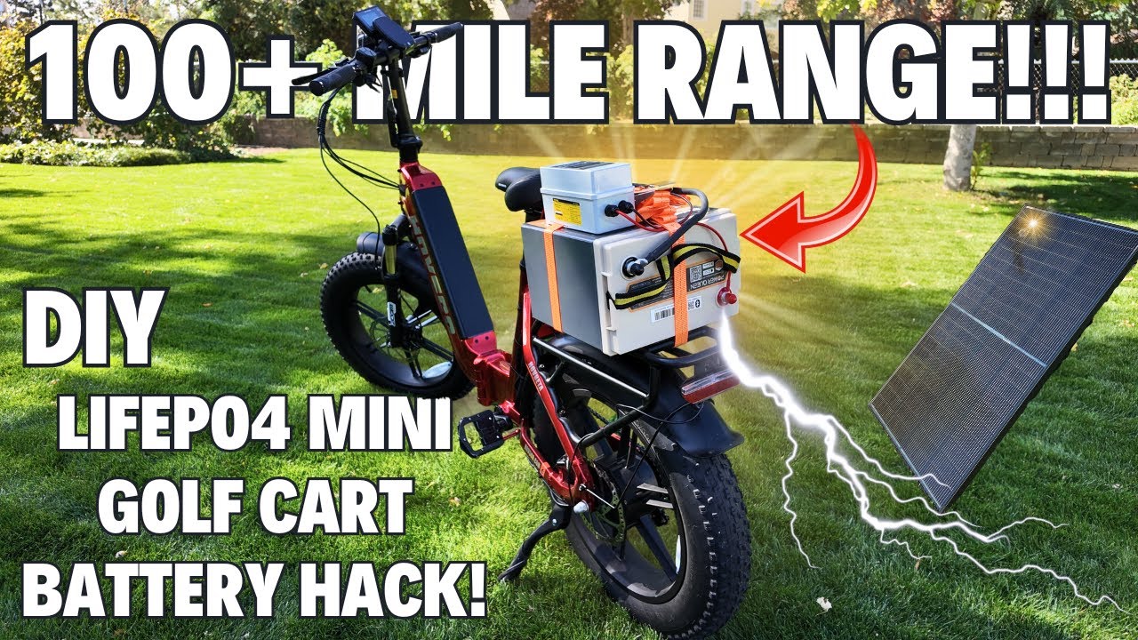 STOP Driving My Car? I TRIPLED My E-Bike Range for HALF the Cost! (DIY ...