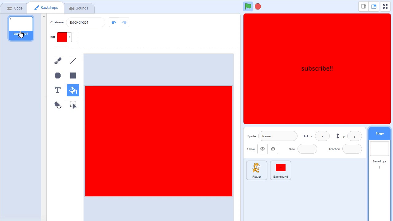 X scrolling in Scratch! - YouTube