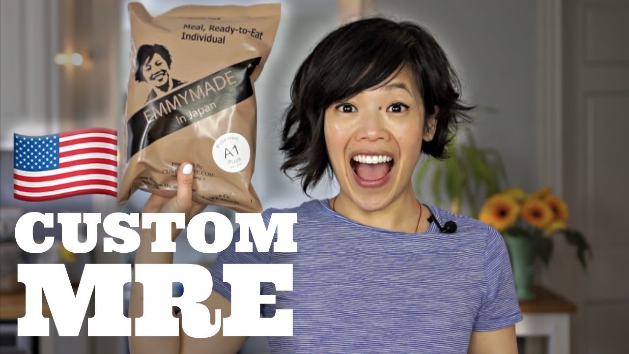 CUSTOM Meal Ready-to-Eat with my face on it | PEPPERONI PIZZA! Emmymade ...