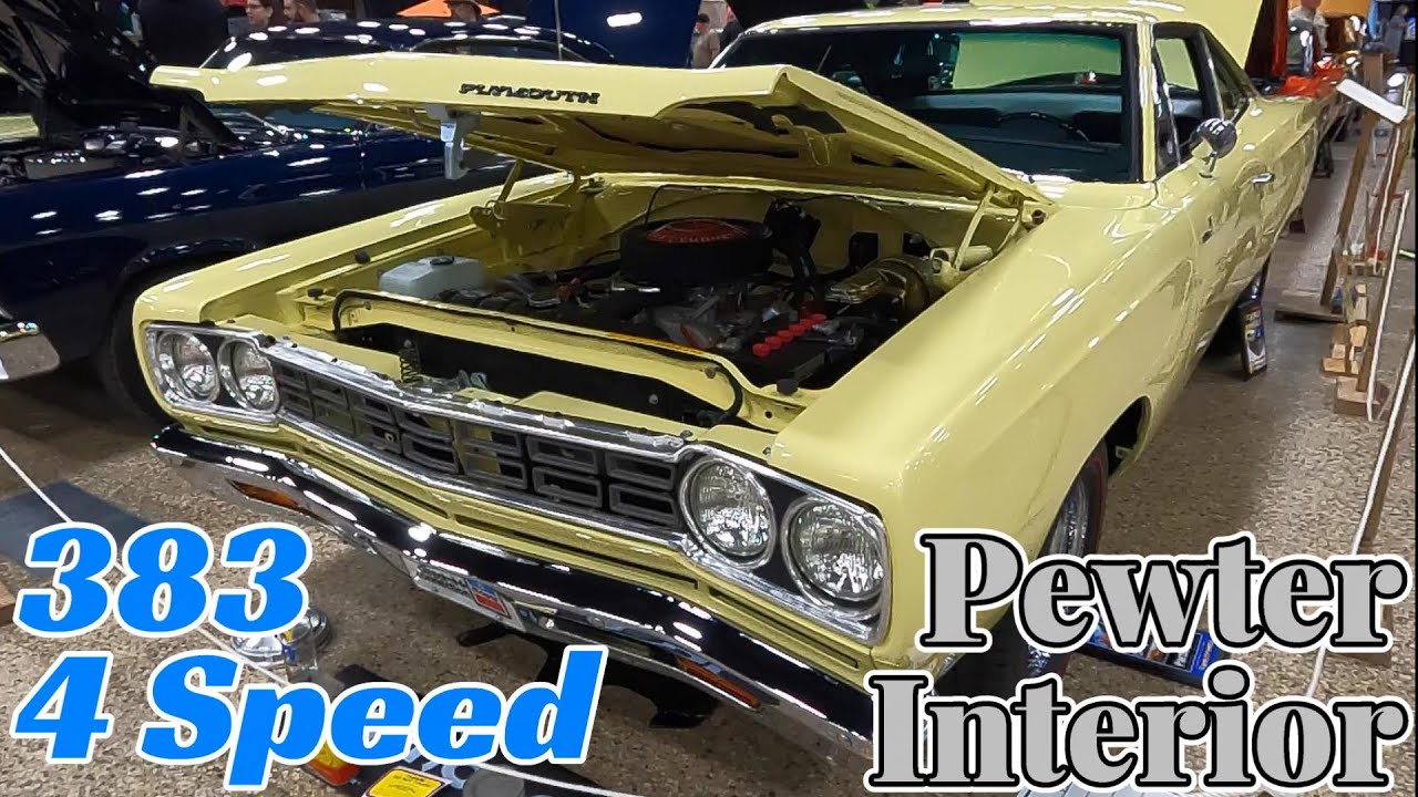 1968 Plymouth Roadrunner 383 4 Speed Sunfire Yellow With Pewter ...