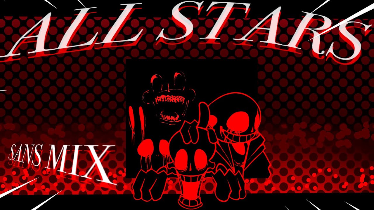 FNF | ALL Stars Sans MIX | mario's madness | - YouTube