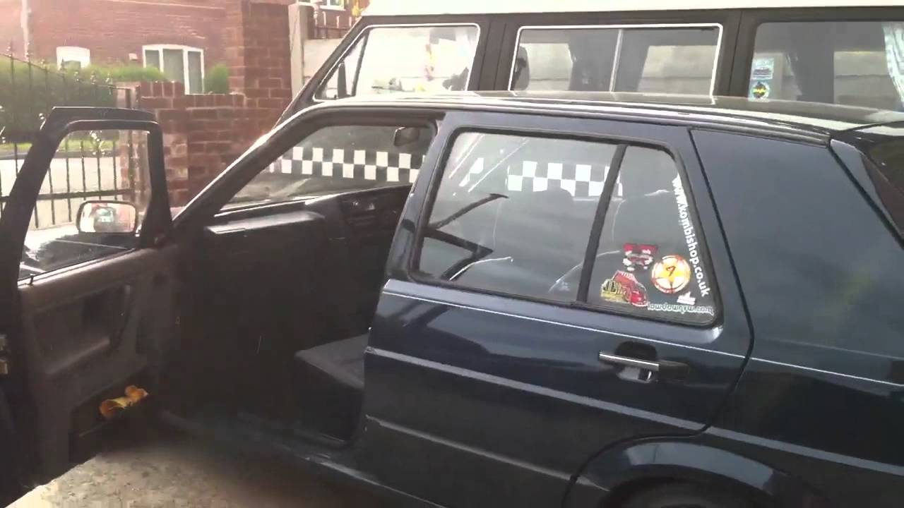 Mk2 golf sound system - YouTube