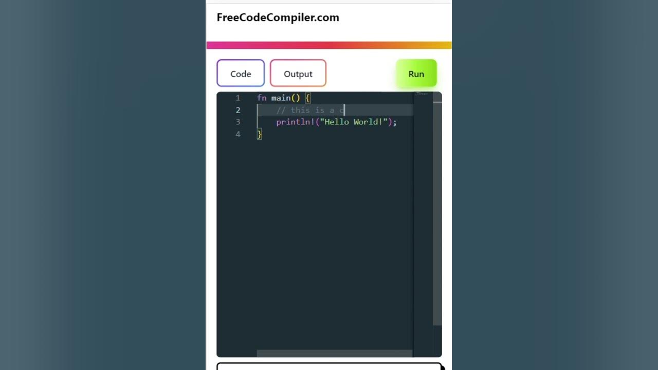 How To Comment In Rust Code Shorts Rust Rustlang Coding Codinglife Programming Youtube