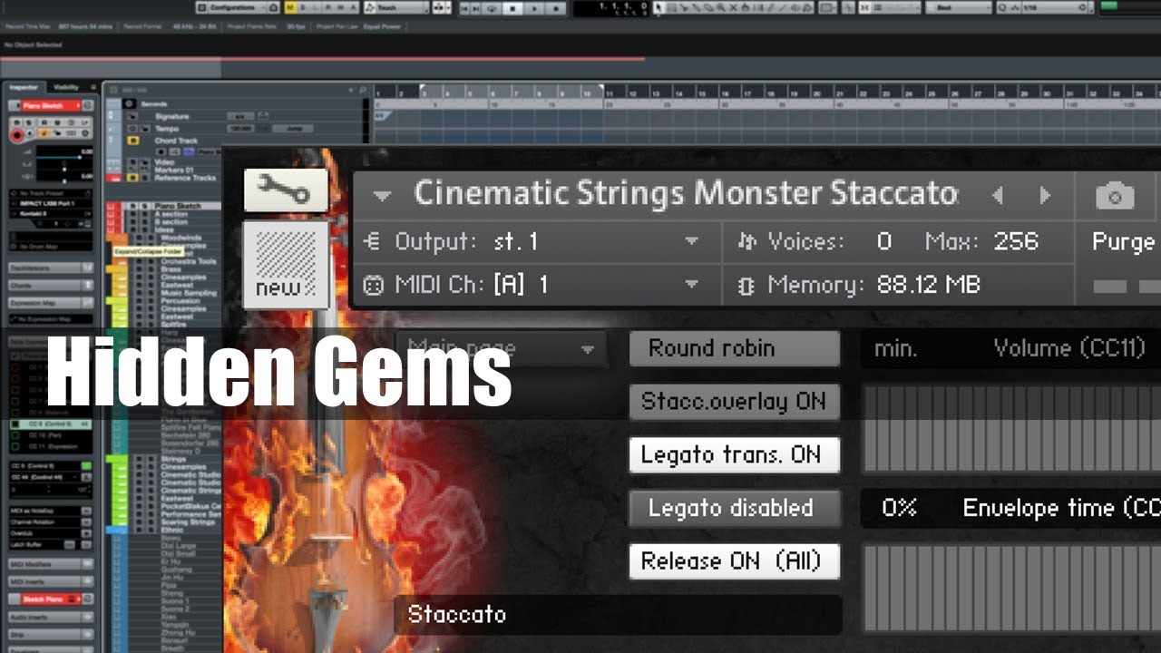 Hidden Gems: Cinematic Strings Monster Staccato - YouTube