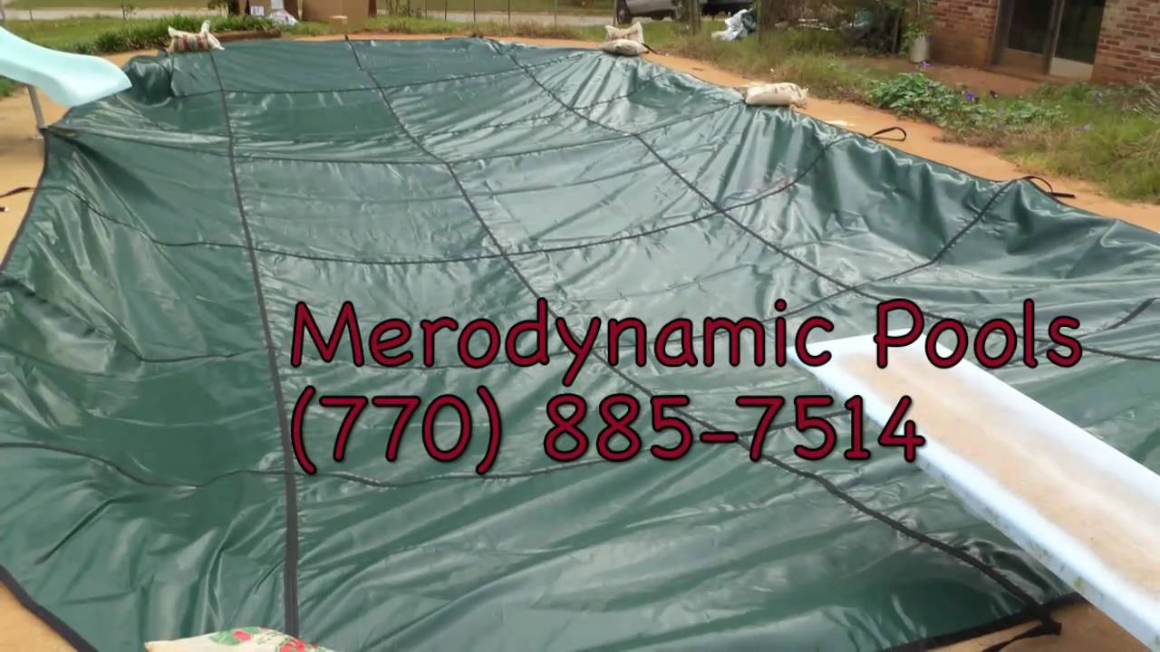 Swimming Pool Safety Cover Installation 770-720-9905 - YouTube