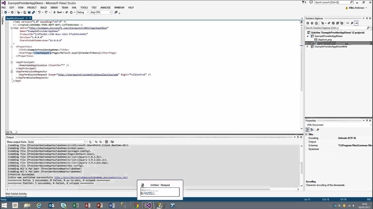 SharePoint 2013 Provider Hosted Apps - YouTube