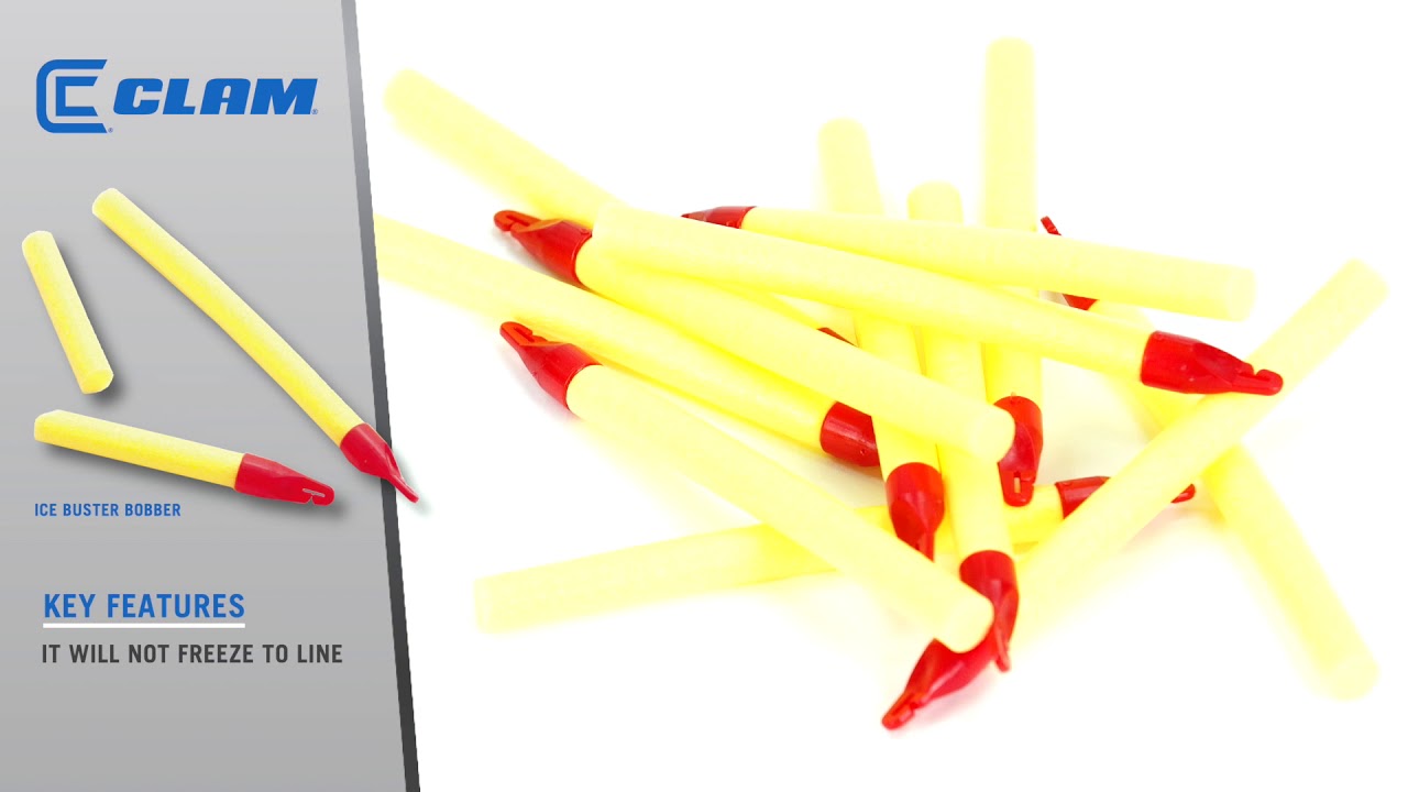 Clam Ice Buster Bobber - YouTube