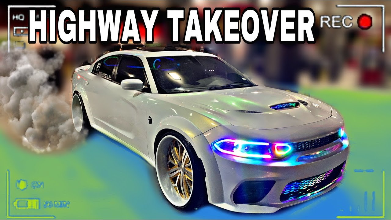 WE TOOK OVER DOWNTOWN ST. LOUIS HIGHWAYS.. HELLCATS AND TRACKHAWKS ...