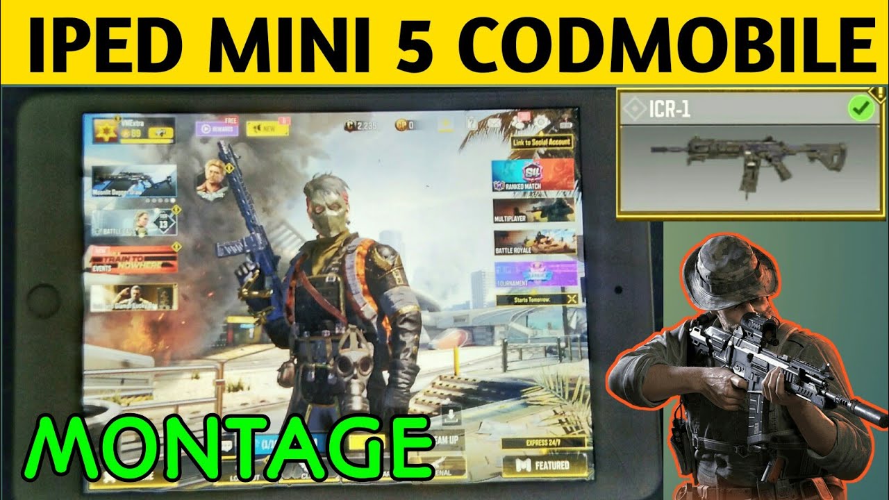 Iped Mini 5th Generation Call Of Duty Mobile | Br Gameplay || Battle ...