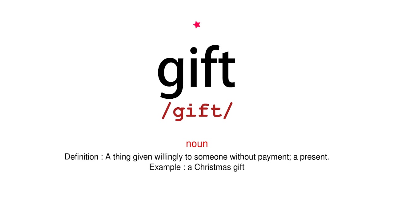 How to pronounce gift - Vocab Today - YouTube