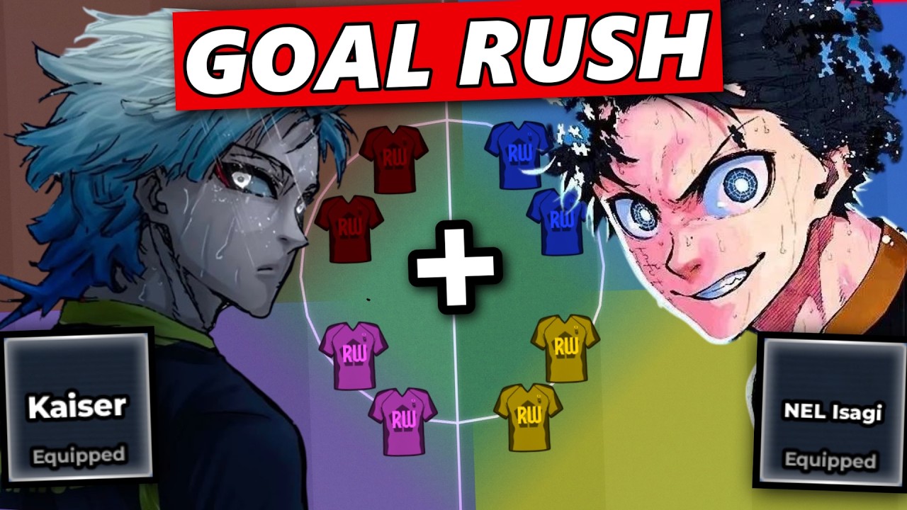 Most Broken Duo In Goal Rush (Kaiser & Nel Isagi) | Blue Lock Rivals ...