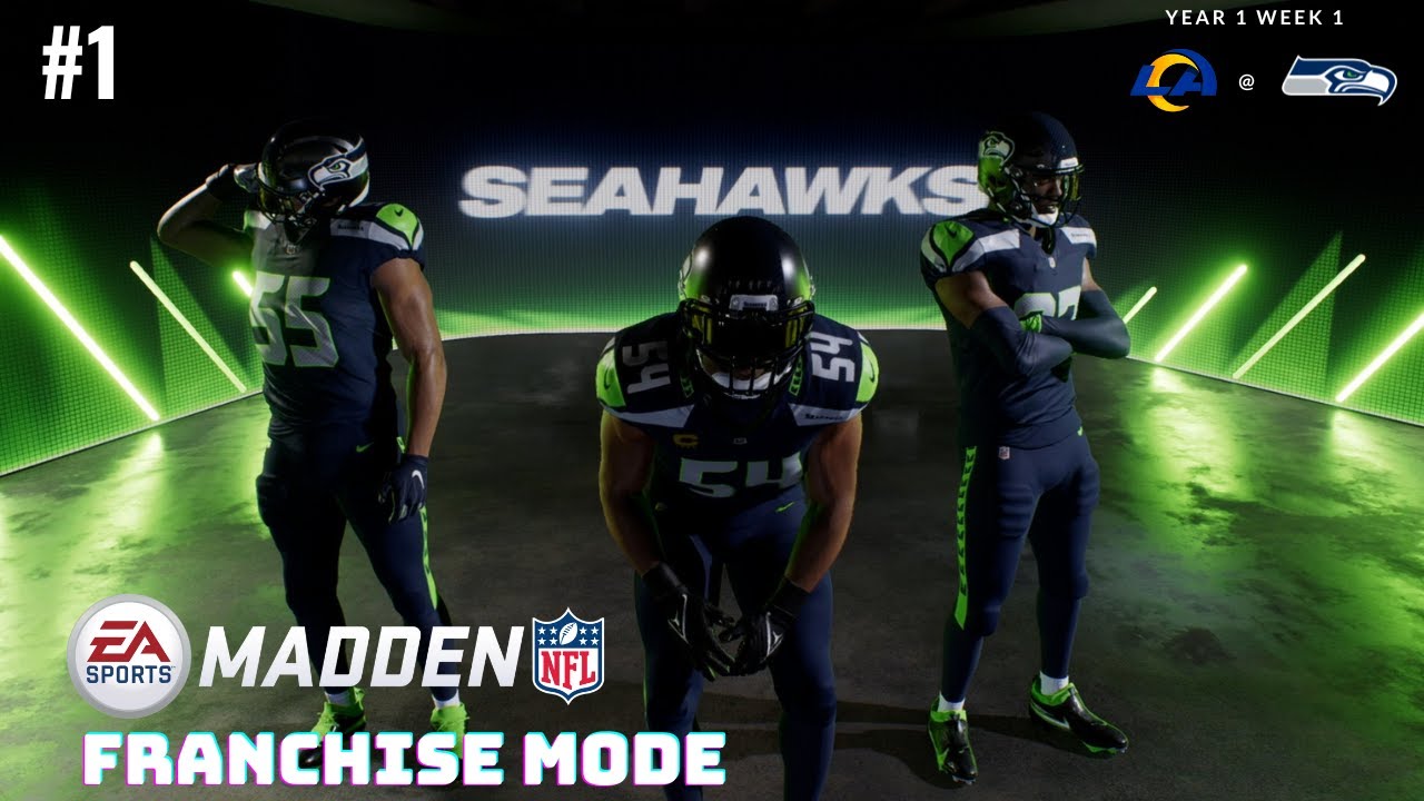 Seattle Seahawks Madden 24 Franchise Mode | Ep. 1: VS Rams - YouTube