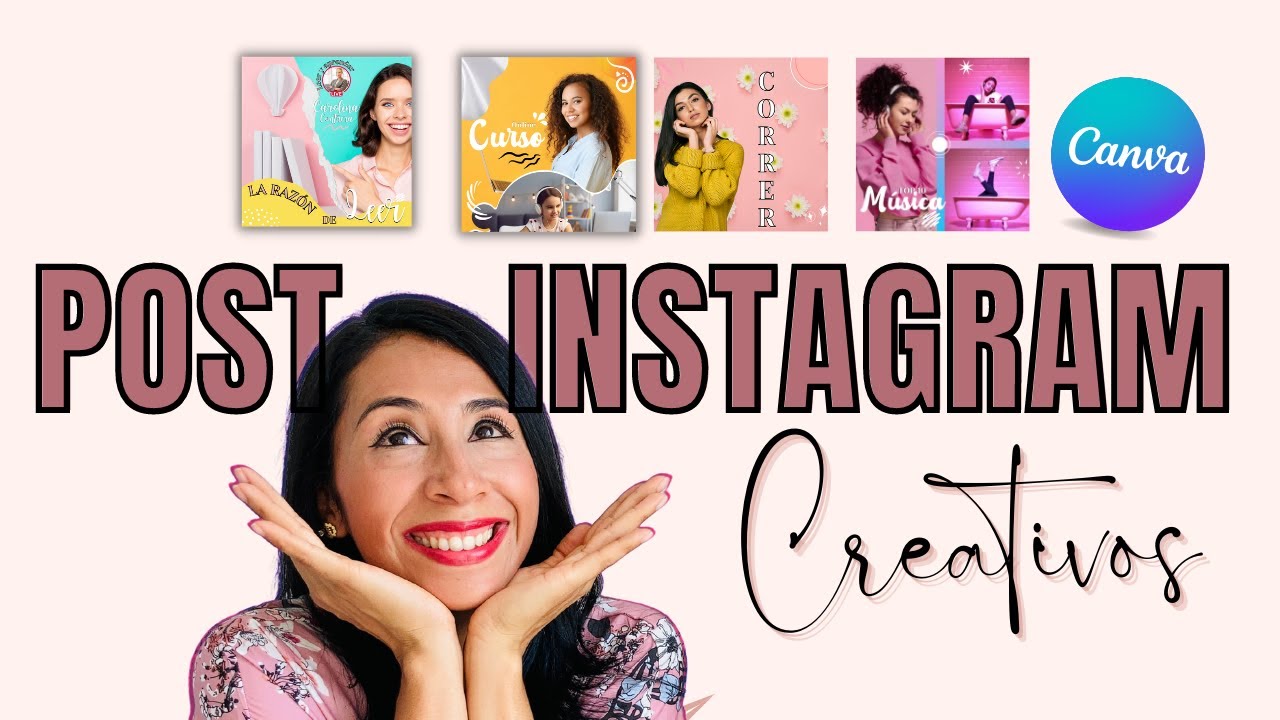 💟 Cómo crear POST PARA INSTAGRAM Con Canva 💕 4 Ideas para crear post ...