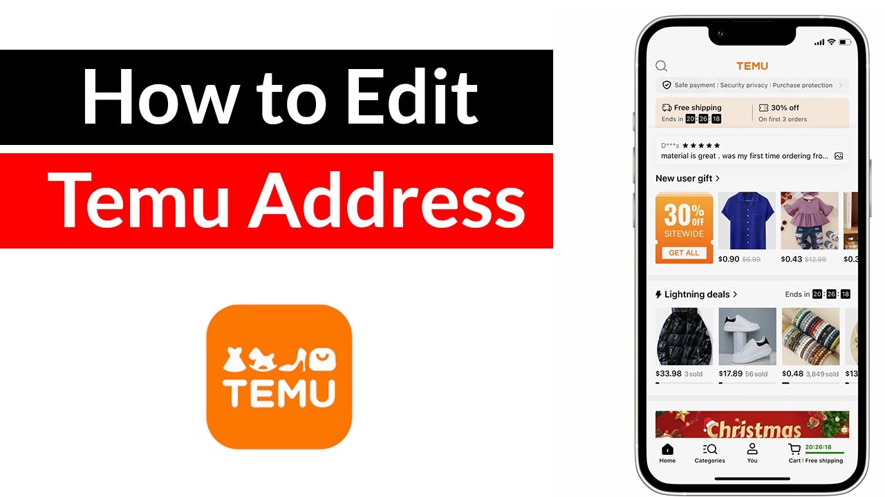 How to Edit or Change Address in Temu App? - YouTube