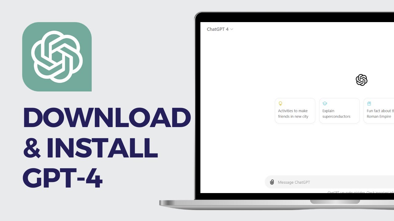 How To Download Install ChatGPT-4 On Windows PC (2024) - YouTube