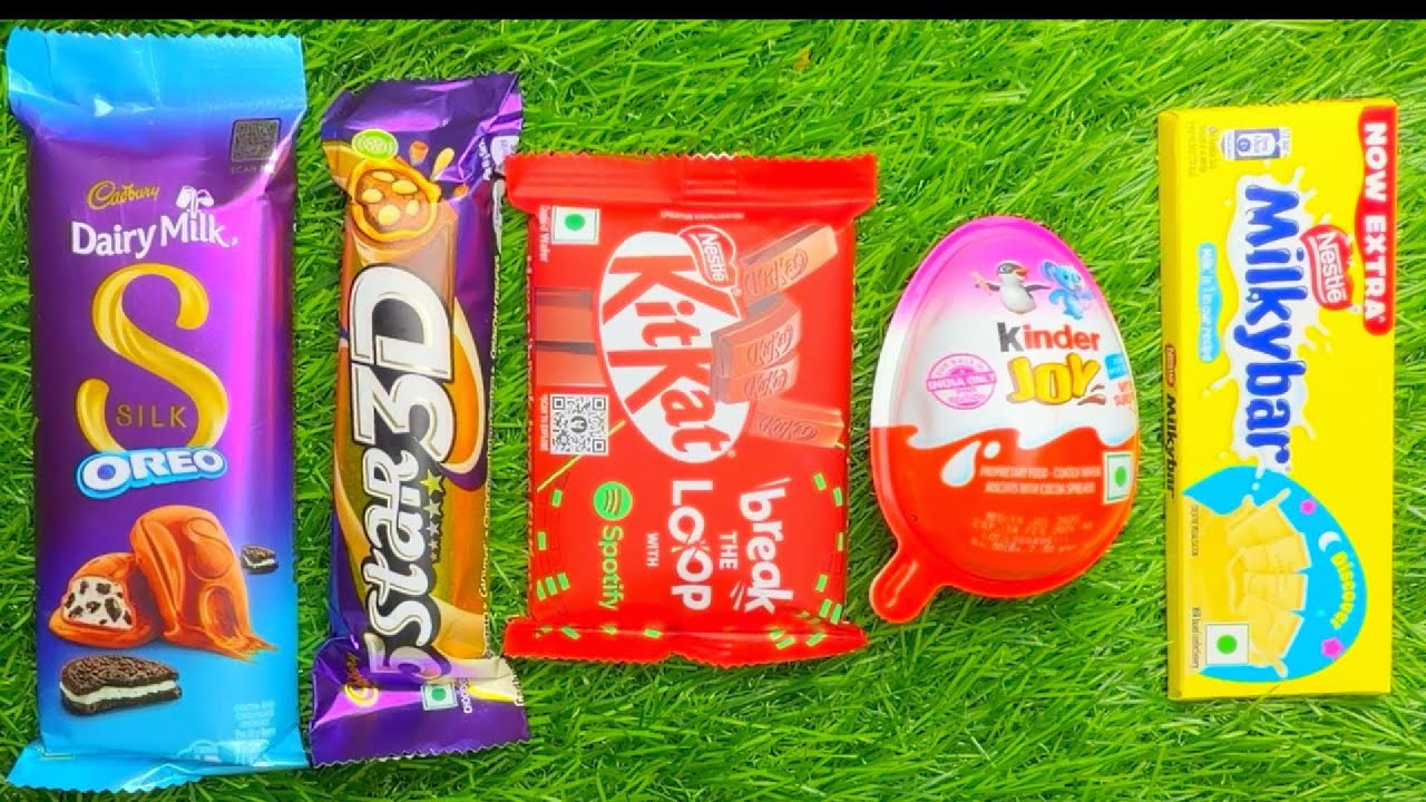 ASMR Most POPULAR YUMMY CANDYS /Some lots of colourful yummy rainbow ...