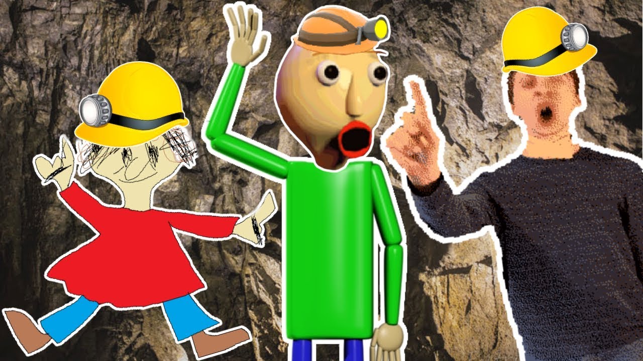 BALDI'S BASICS IN A CAVE! | Baldi's Basics Into The Deep Dark Depths ...