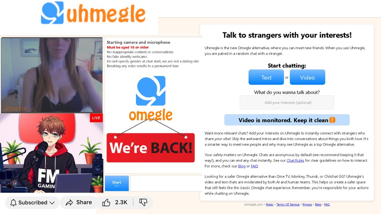 Omegle Is BACK… But It’s Hiding Behind a Mysterious New Website - 2025 ...