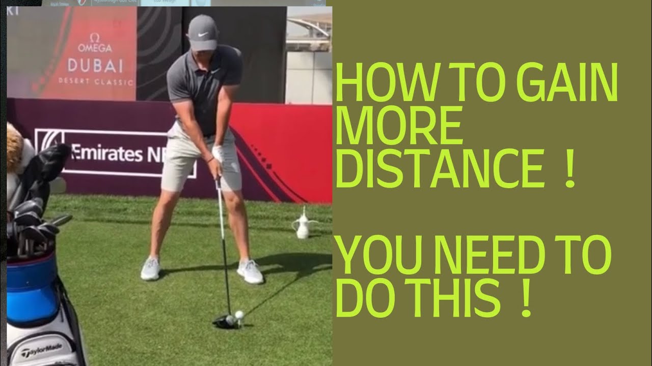 How to hit it further! I gained 15 yards by doing this ! - YouTube