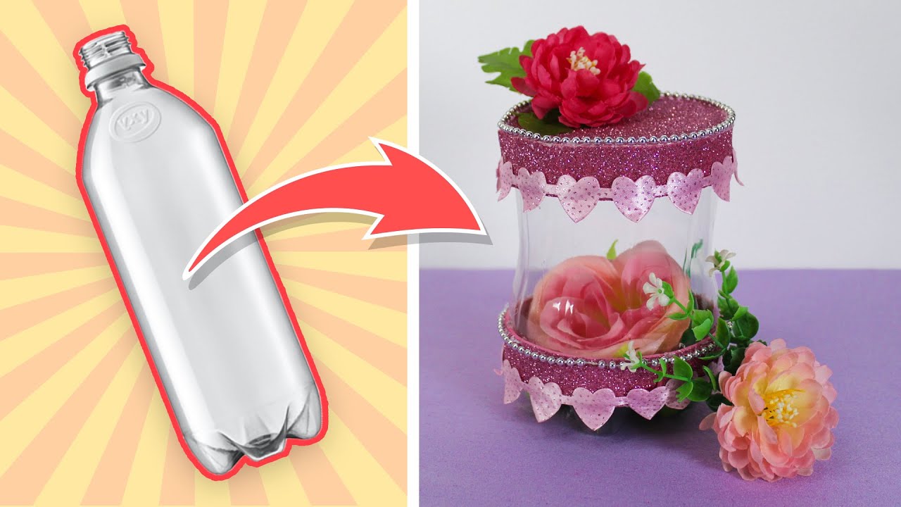 Cómo Hacer Cofre con Botella Reciclable | Out of Waste Crafts - YouTube