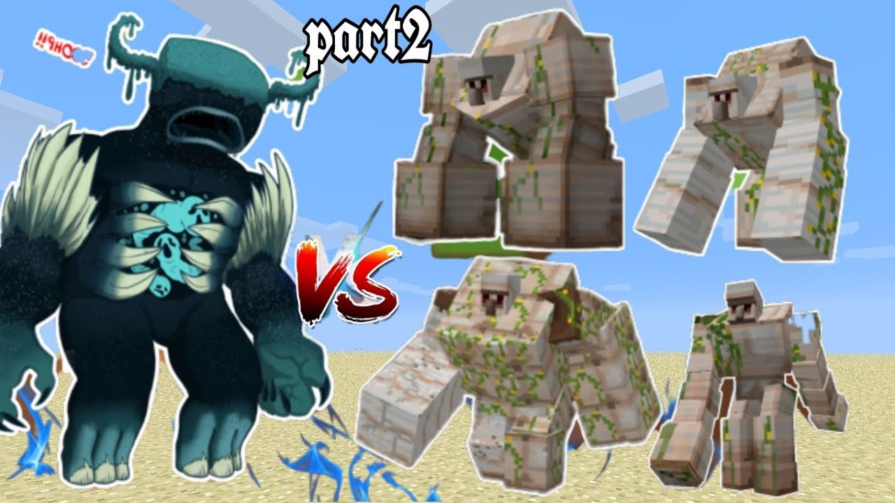 mutant ultra warden vs mutant golem bosses #part #vira #minecraft # ...