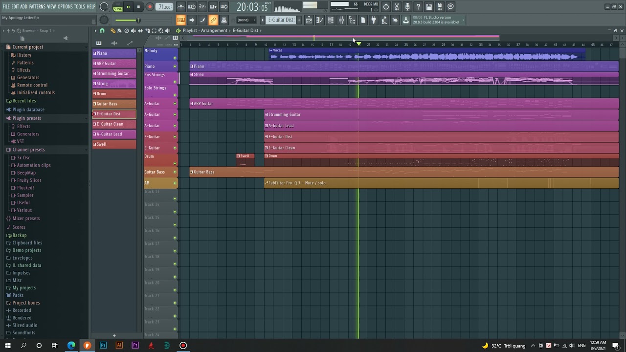 [FL Studio Project 3] K-Pop Ballad Strings Arrangement - YouTube