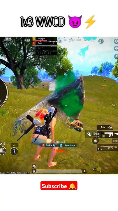 1v3 WWCD 😈⚡ @JONATHANGAMINGYT #bgmi #shorts #youtube #gaming #1v3 #bgmishorts - YouTube