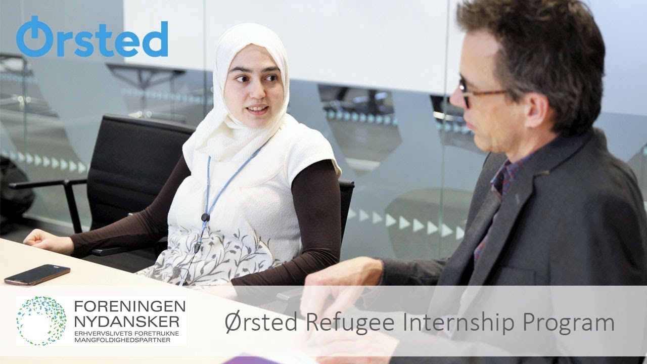 Ørsted Refugee Internship - meet Rola and her colleagues - YouTube