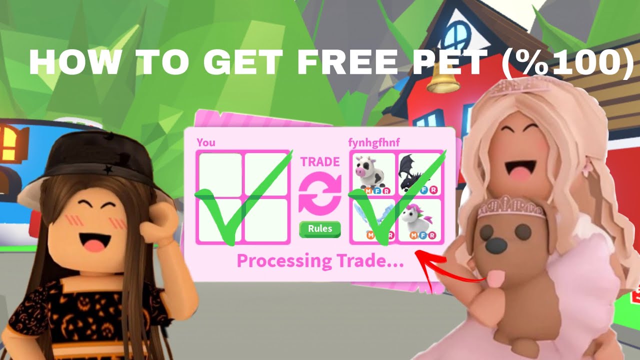 How To GET FREE PET (%100 Working!) - YouTube