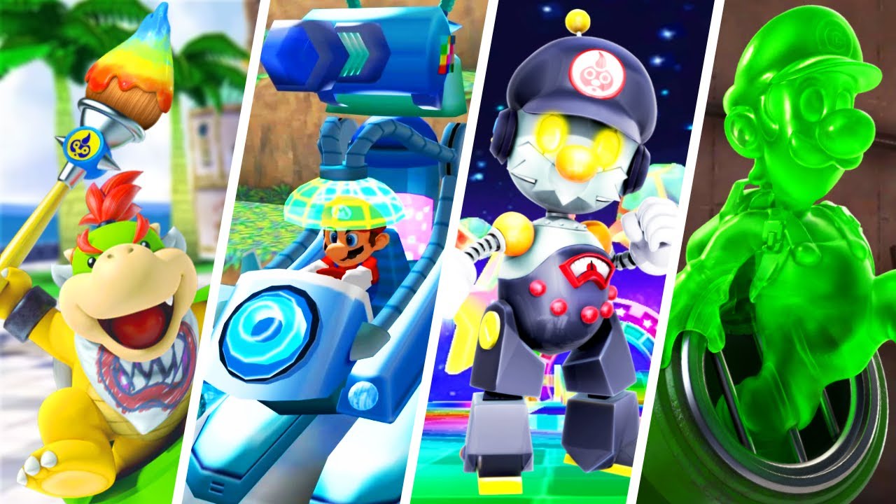 Evolution of Prof. E. Gadd Inventions in Super Mario Games (2001-2022 ...