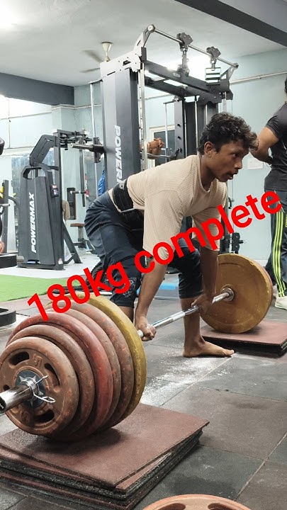 180 kg complete body weight 62kg - YouTube