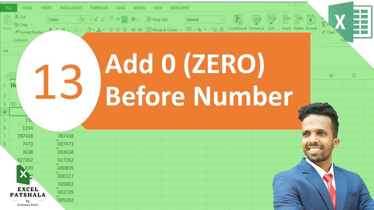 How To Add 0 ZERO Before Number In Excel Simply Explained YouTube how-to-add-0-zero-before-number-in-excel-simply-explained-youtube