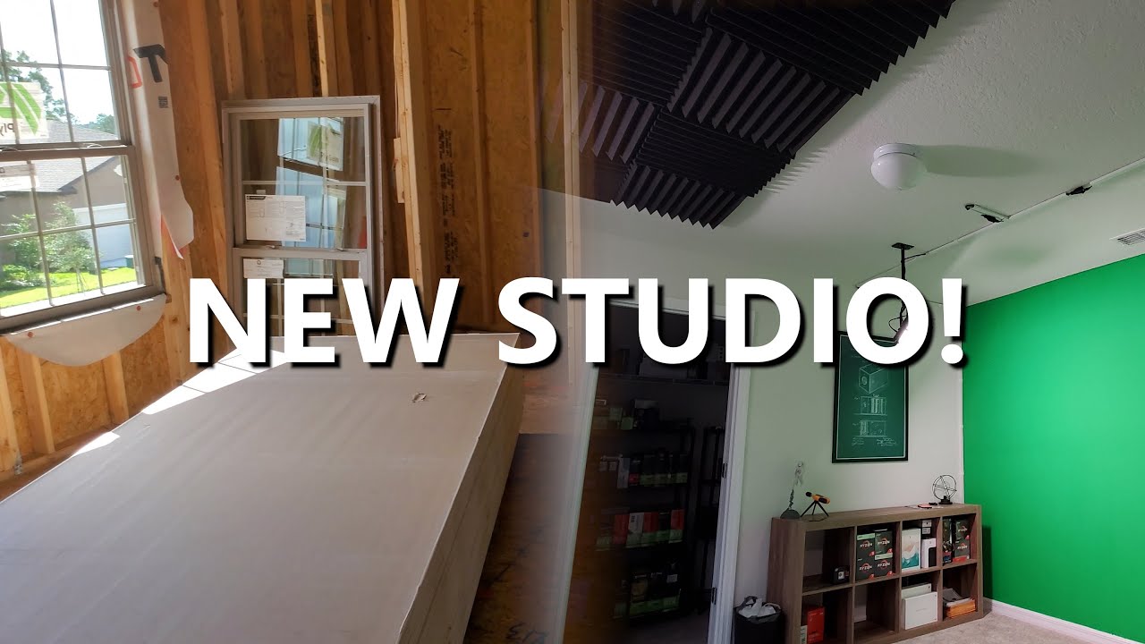 Building My New Studio! (2020) - YouTube