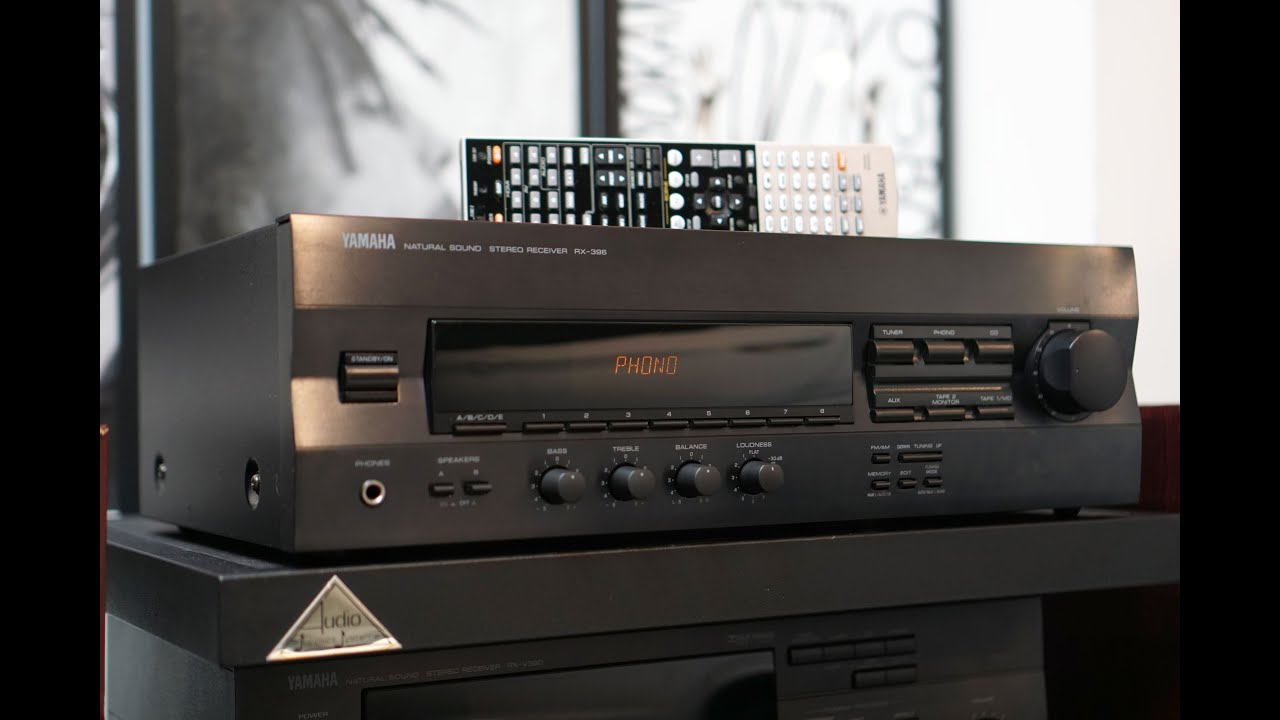 Yamaha Natural Sound RX-396 Stereo Amplifier with Phono & Remote ...