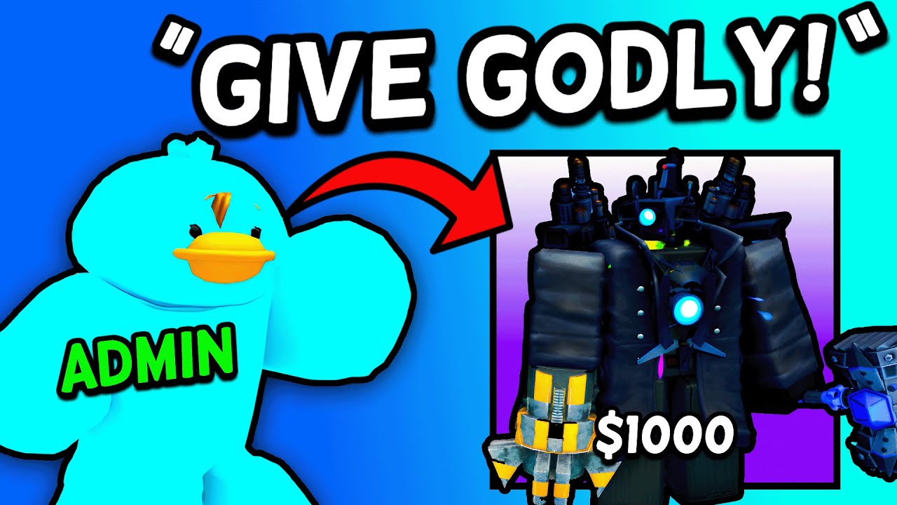 Using ADMIN COMMANDS to CHEAT for GODLYS... - YouTube