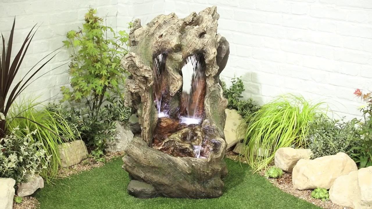 45102L Colorado Falls kelkay easy fountain water feature - YouTube