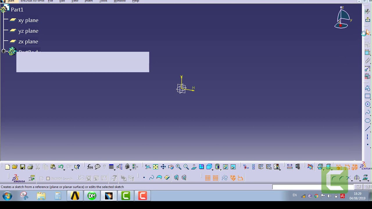 Ansys workbench importing external geometry from catia - YouTube