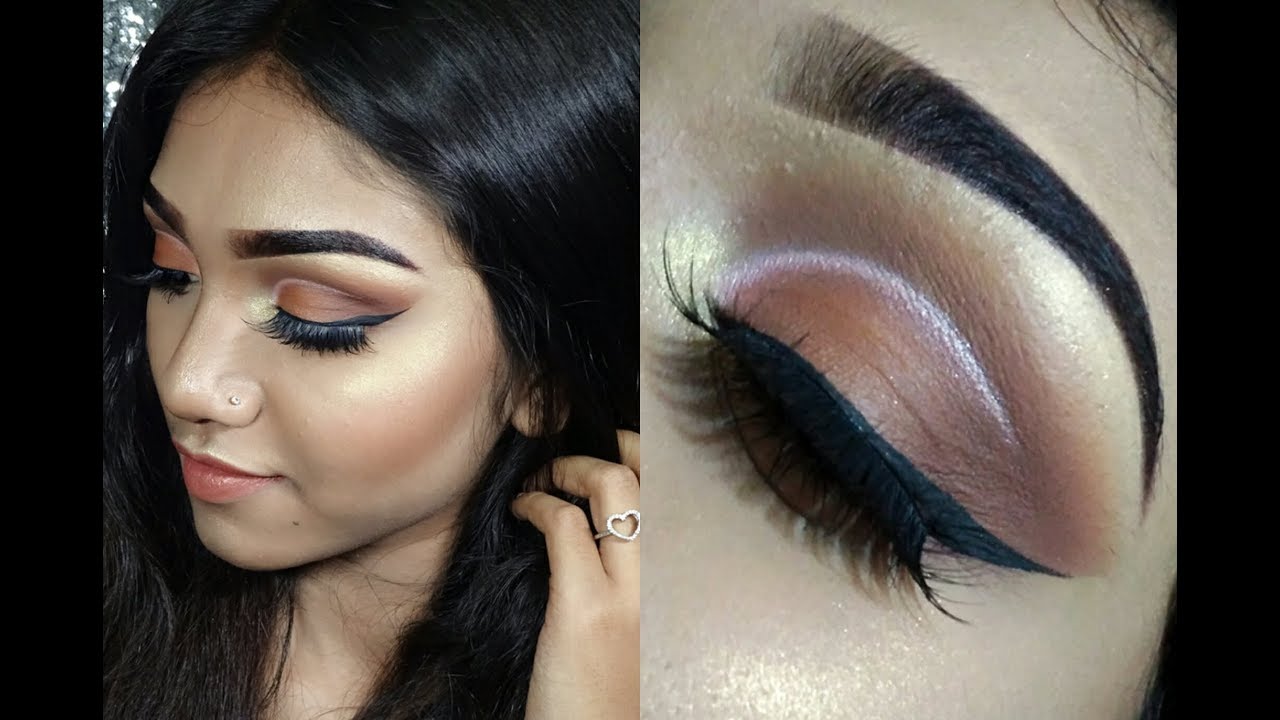 Semi Cut Crease With ♡ Shimmery Crease Liner ♡ Eye Makeup Tutorial ...